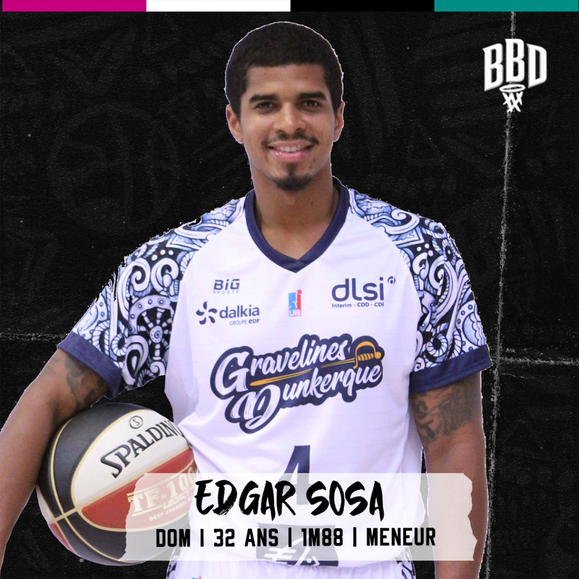 Edgar SOSA, nouveau meneur du BBD ! - Boulazac Basketball
