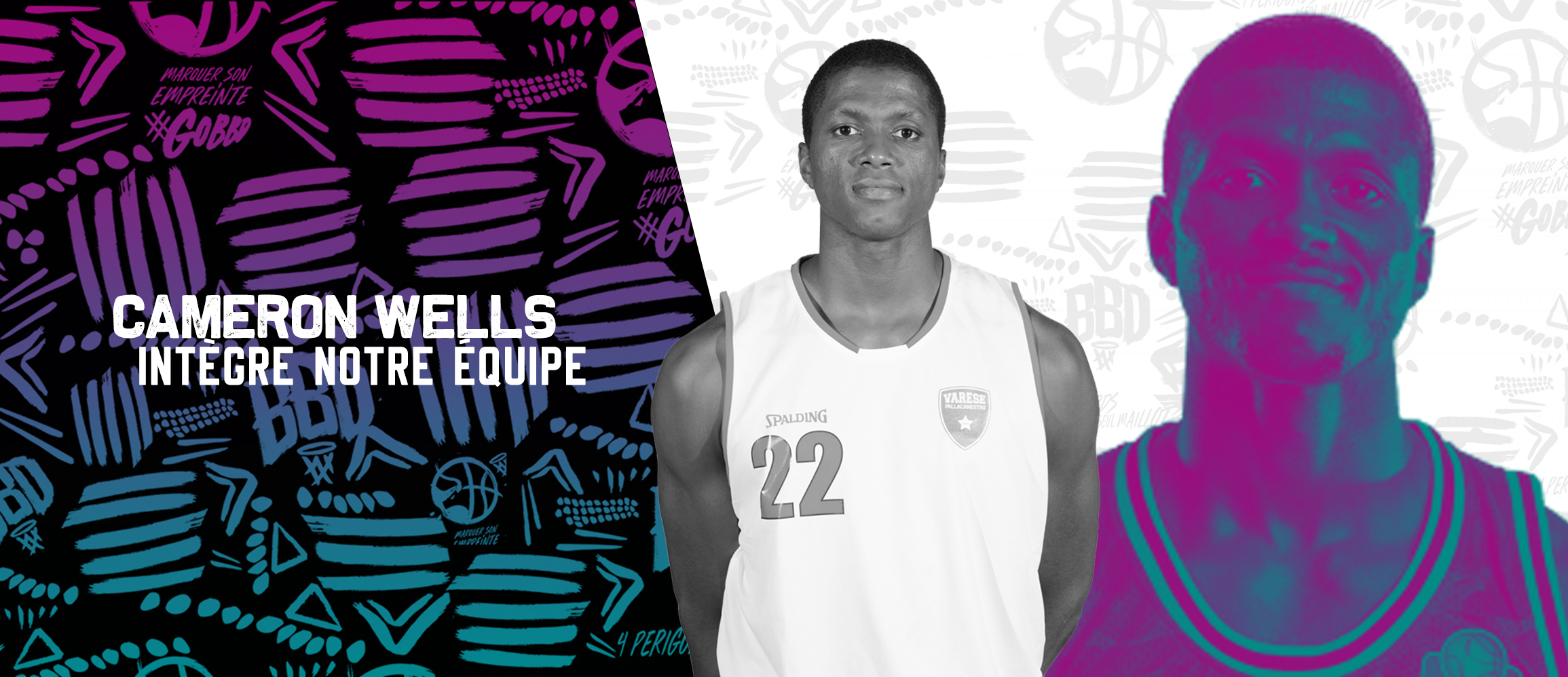 Cameron Wells rejoint notre équipe ! - Boulazac Basketball