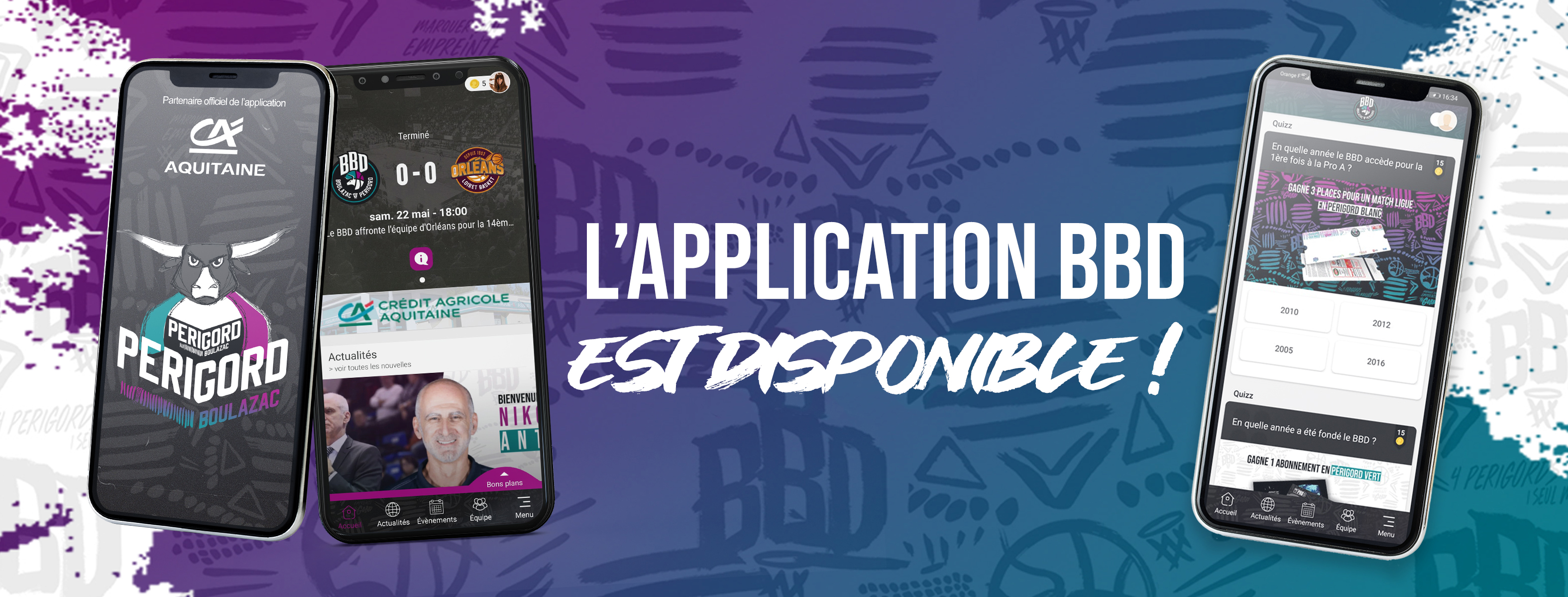 L'application BBD est disponible ! - Boulazac Basketball