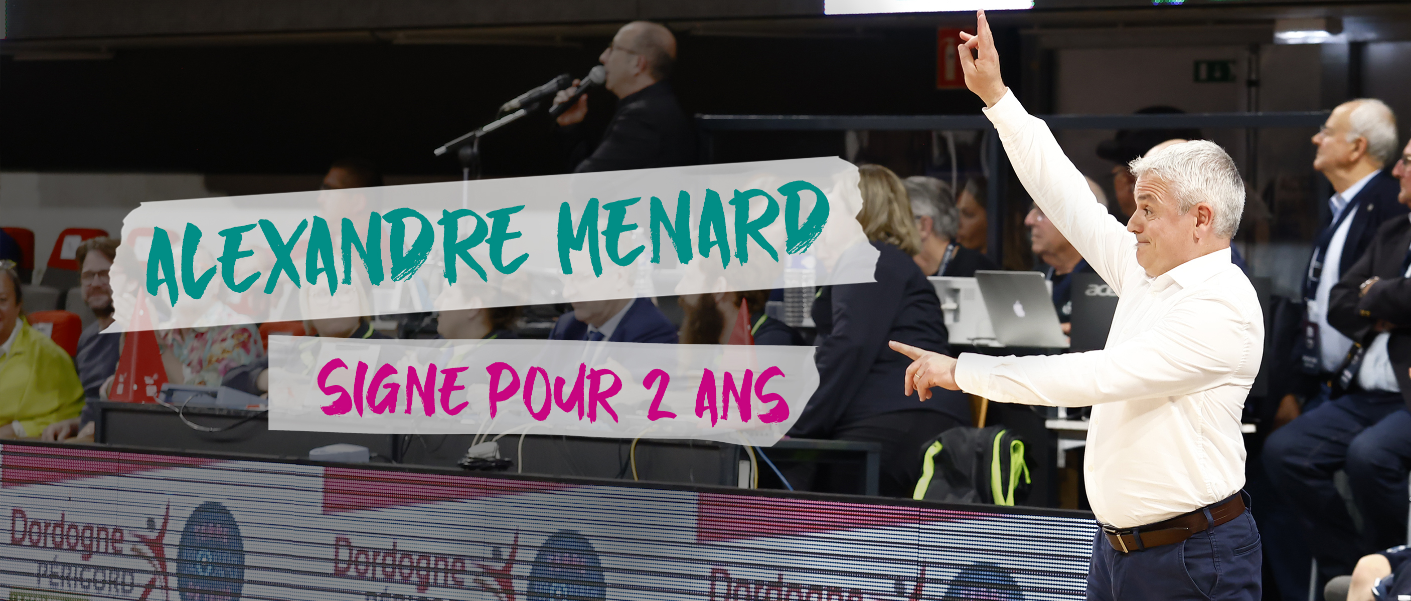 Alexandre Ménard reste au BBD - Boulazac Basketball