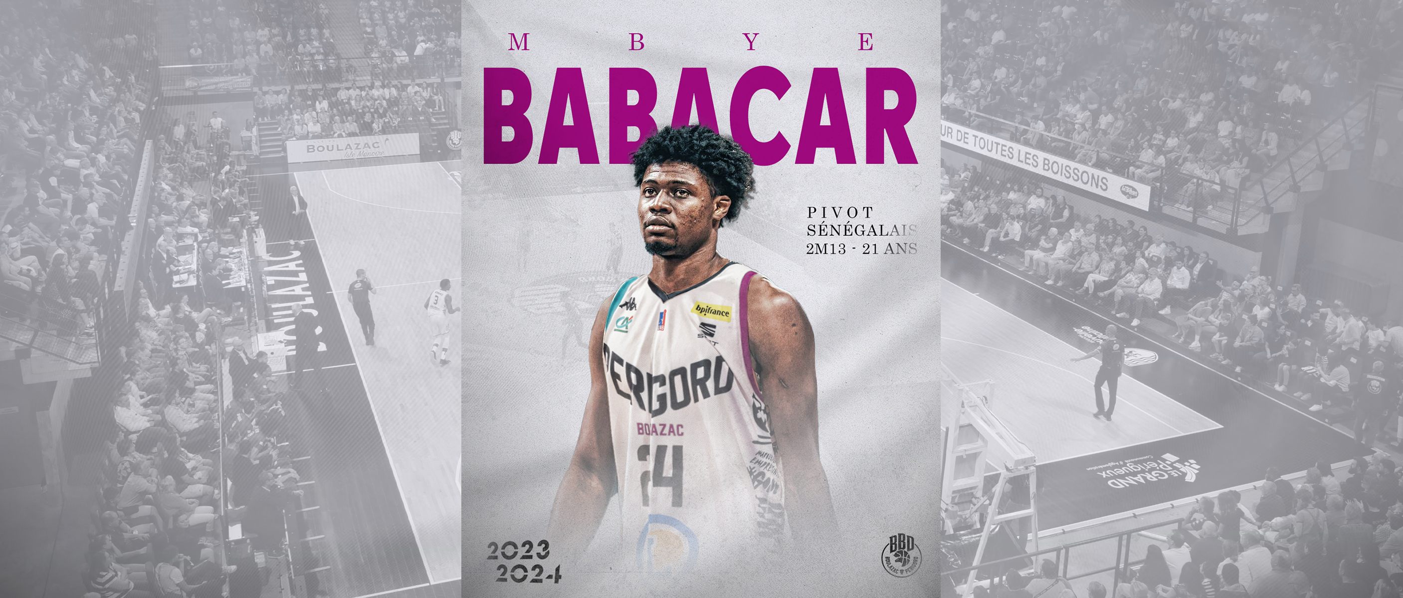 OFFICIEL : Babacar Mbye rejoint les rangs du Boulazac Basket Dordogne - Boulazac Basketball